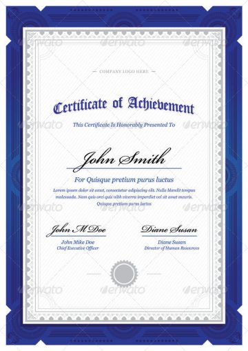 300 Best Certificate Templates | BeginDot