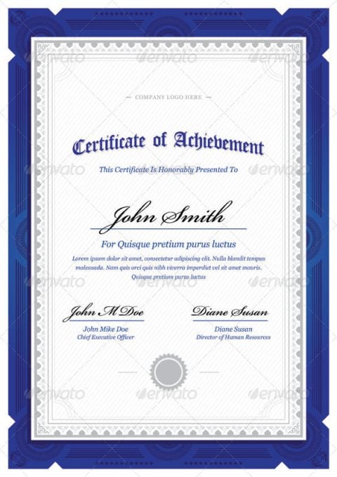 300 Best Certificate Templates | BeginDot