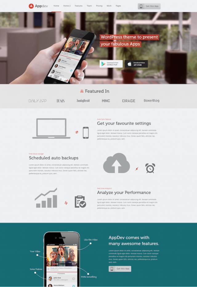 Best App Showcase WordPress Themes, Templates | BeginDot