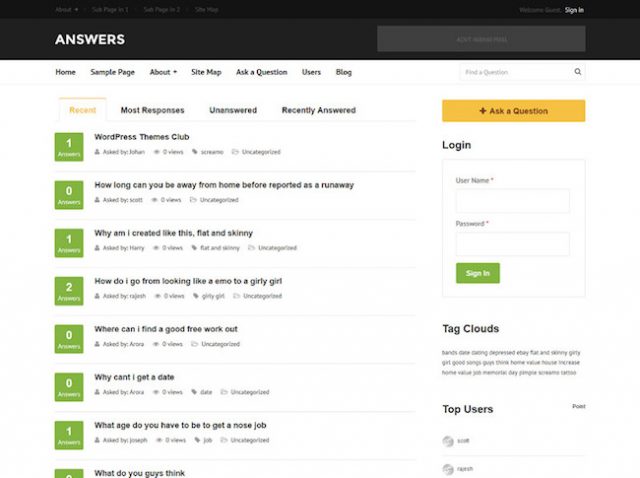 14 Best Question & Answer WordPress Themes 2024 | Begindot