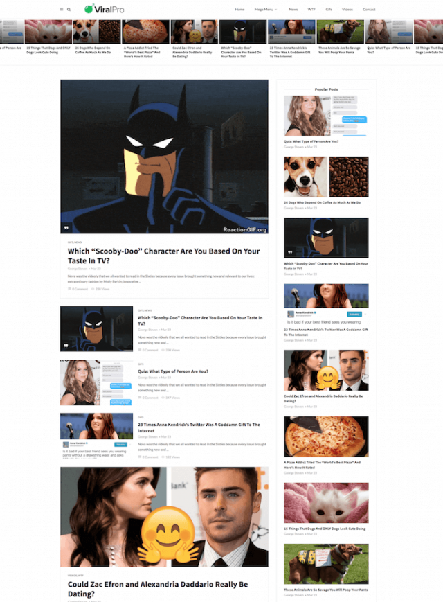21 Best Viral Content WordPress Themes 2022 | BeginDot