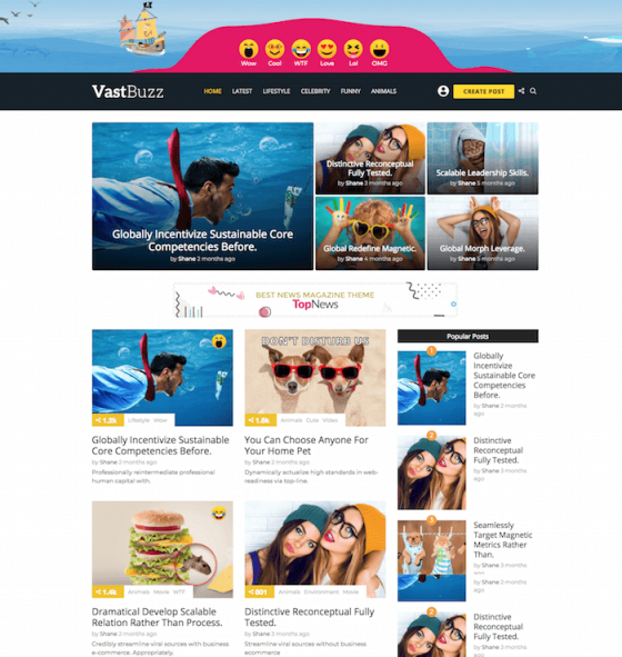 21 Best Viral Content WordPress Themes 2022 | BeginDot
