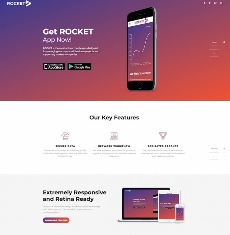 Best App Showcase WordPress Themes, Templates | BeginDot