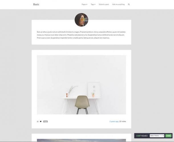 100 Best Free Tumblr Themes 2020