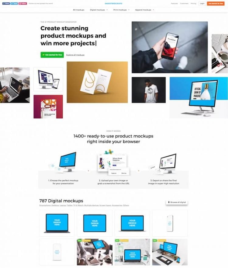 13 Best Online Mockup Generators for Designers | BeginDot