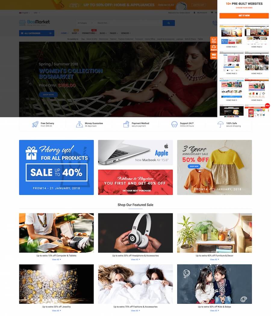20 Best Marketplace WordPress Themes | BeginDot