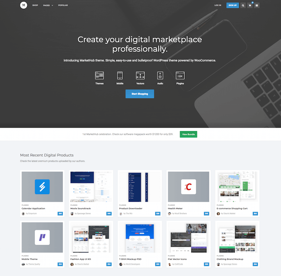 20 Best Marketplace WordPress Themes | BeginDot