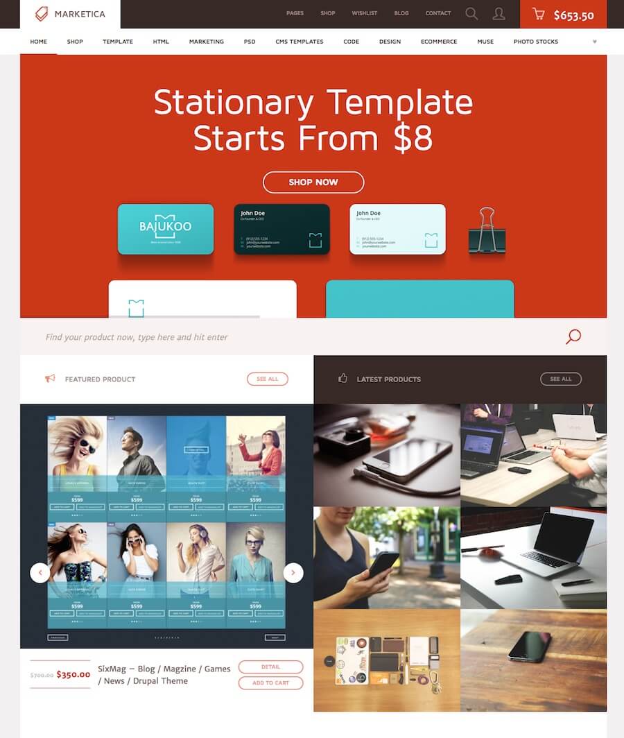 20 Best Marketplace WordPress Themes | BeginDot
