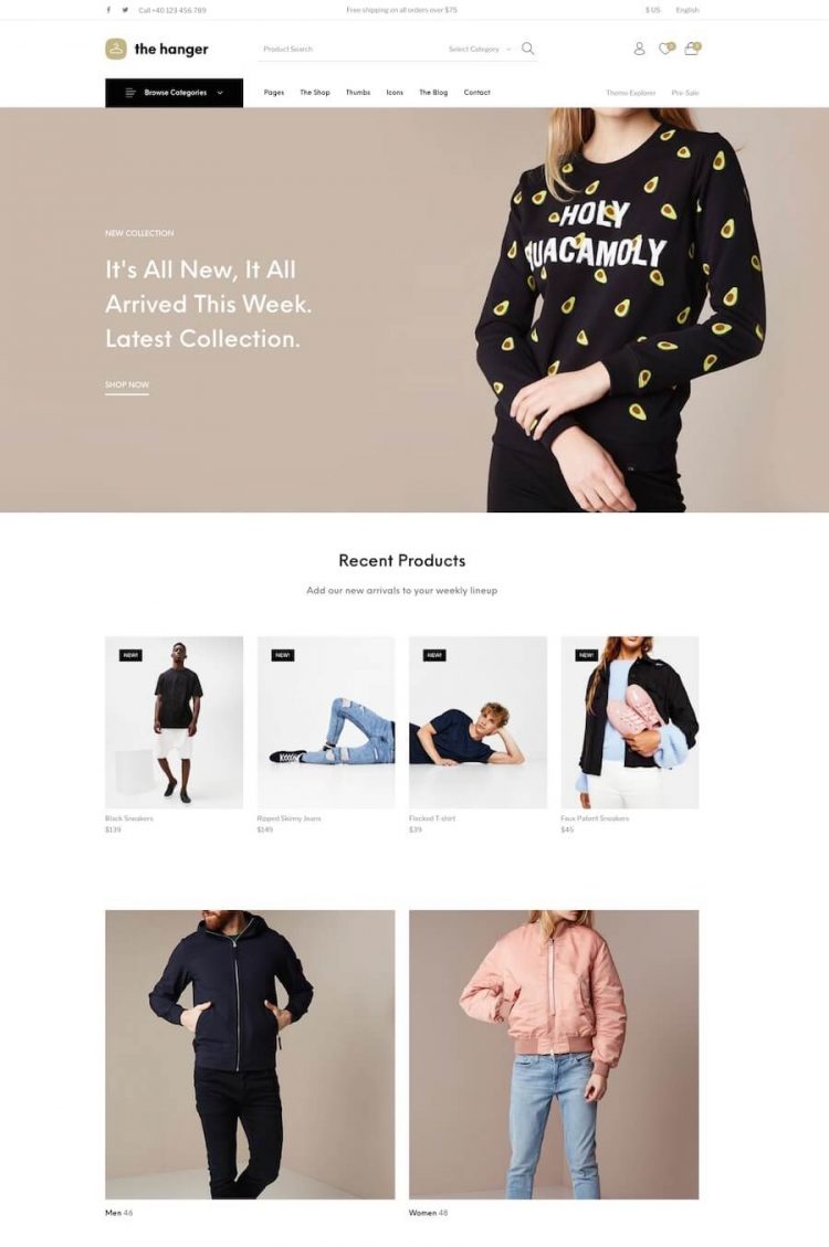 11 Best T-Shirt Store WordPress Themes | BeginDot