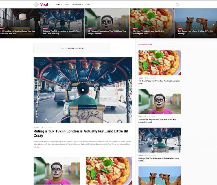 21 Best Viral Content WordPress Themes 2022 | BeginDot