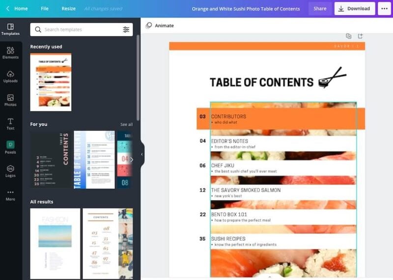 17 meilleurs modèles de table des matières pour vos documents | BeginDot