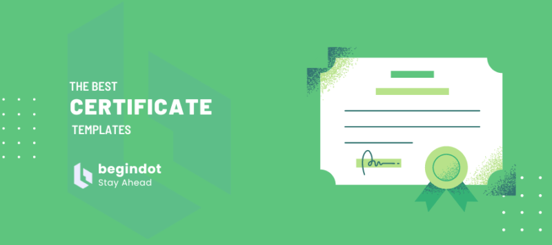 300 Best Certificate Templates | BeginDot